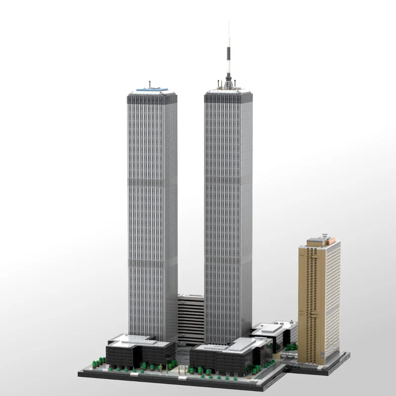 WORLD TRADE CENTER COMPLEX brick model kit